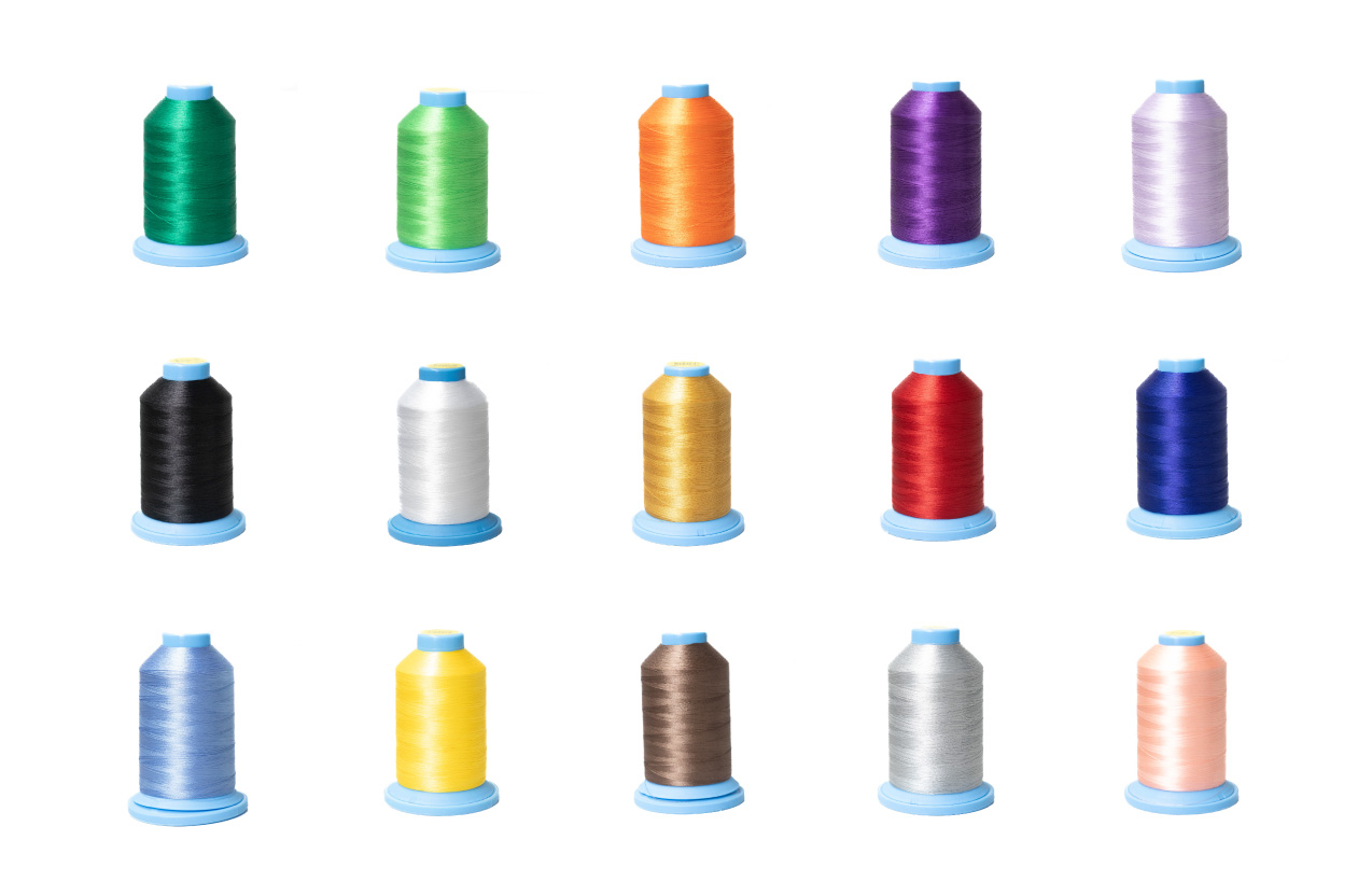 15 color Robison-Anton Super Brite Polyester, thread pack