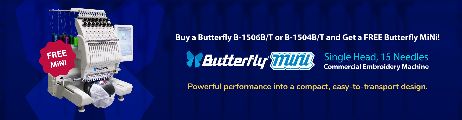 Commercial Embroidery Machines and Accessories