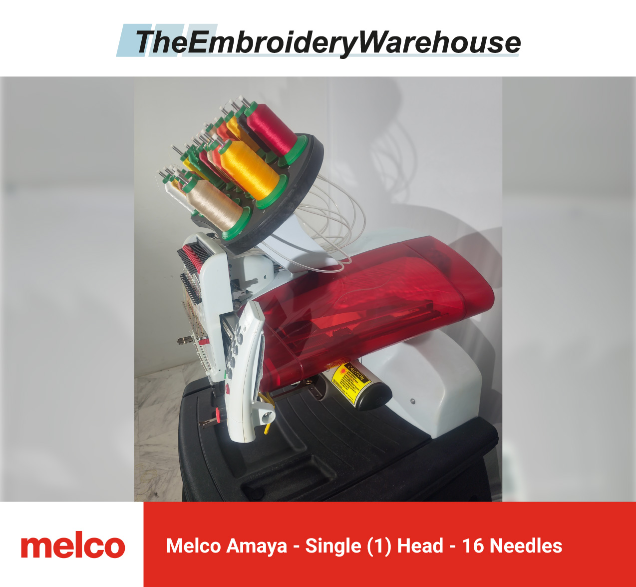 Melco EMT16 - Single Head - 10 Needles - Commercial Embroidery Machine