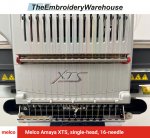 Melco Amaya XTS - Single Head - 16 Needles - Commercial Embroidery Machine