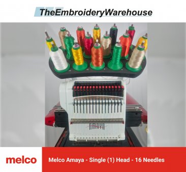 Melco EMT16 - Single Head - 10 Needles - Commercial Embroidery Machine