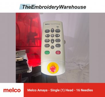 Melco EMT16 - Single Head - 10 Needles - Commercial Embroidery Machine