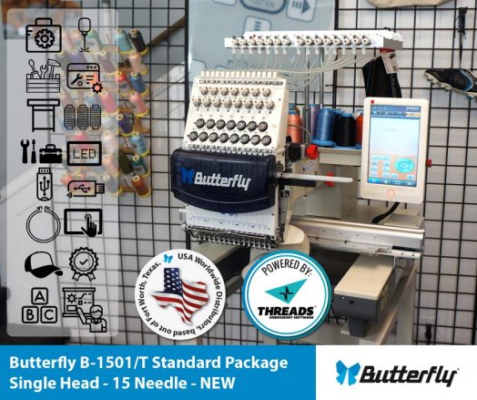 ButterFly Commercial Embroidery Equipment