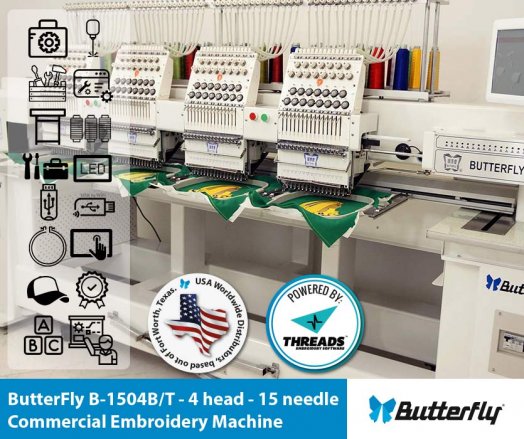 ButterFly Commercial Embroidery Equipment