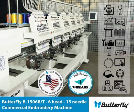 ButterFly Commercial Embroidery Equipment