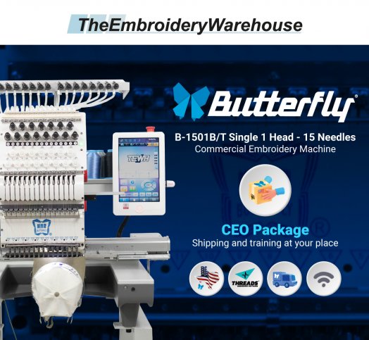ButterFly Commercial Embroidery Equipment