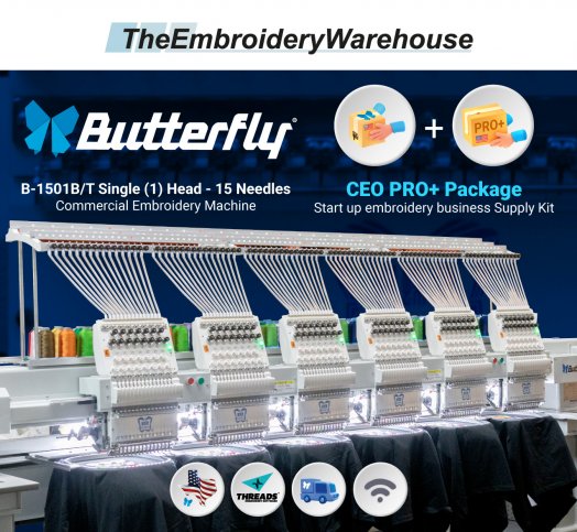 ButterFly Commercial Embroidery Equipment