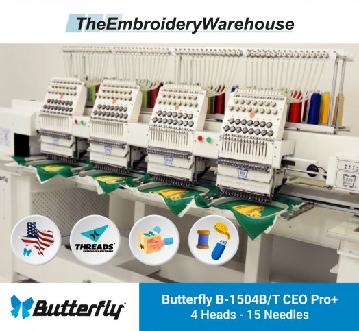 ButterFly Commercial Embroidery Equipment