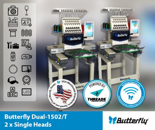 ButterFly Commercial Embroidery Equipment