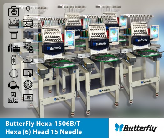 ButterFly Commercial Embroidery Equipment