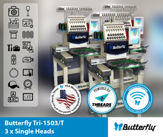 ButterFly Commercial Embroidery Equipment