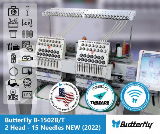 ButterFly Commercial Embroidery Equipment